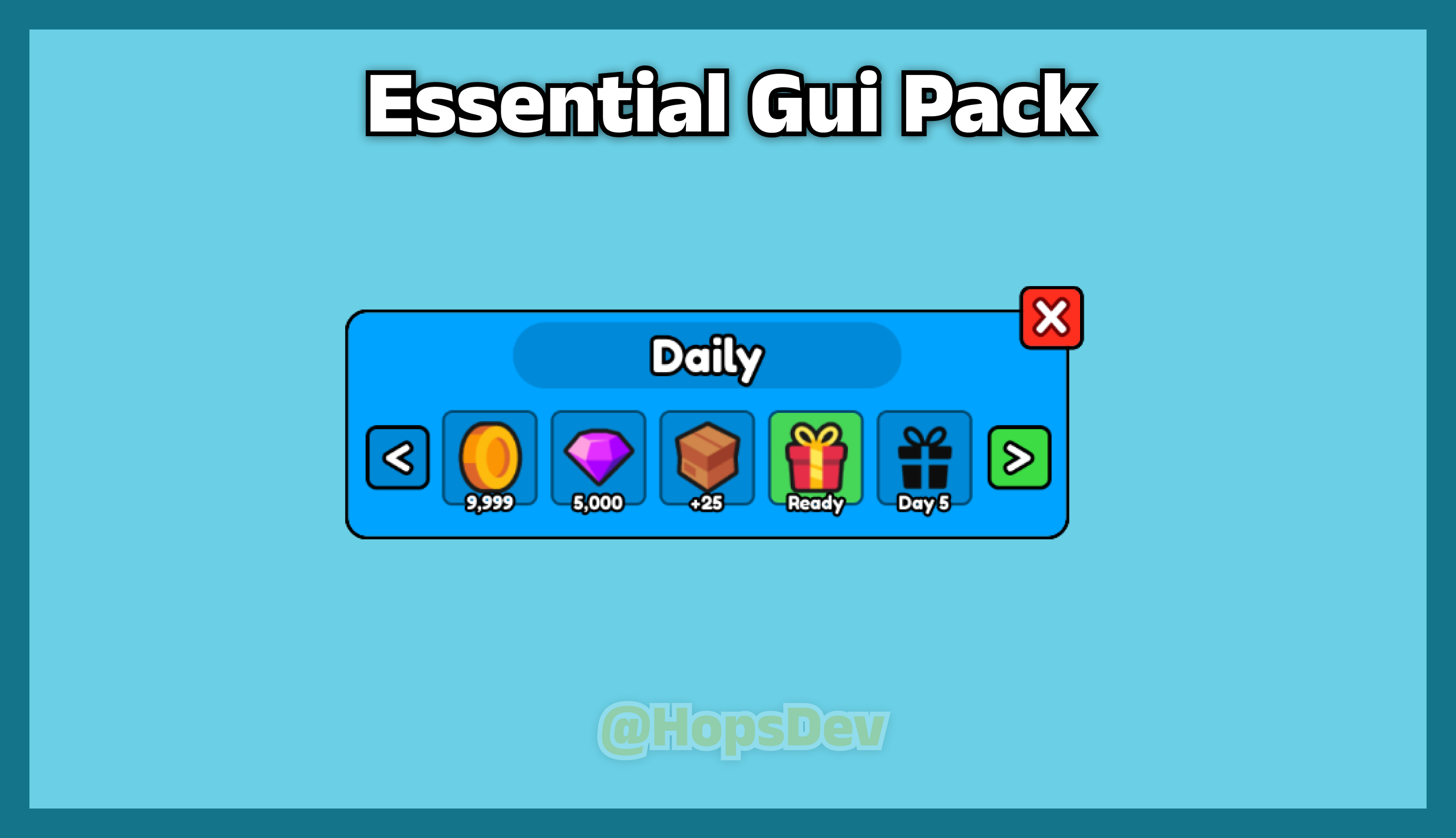 Essential Gui Pack – Clearly Development