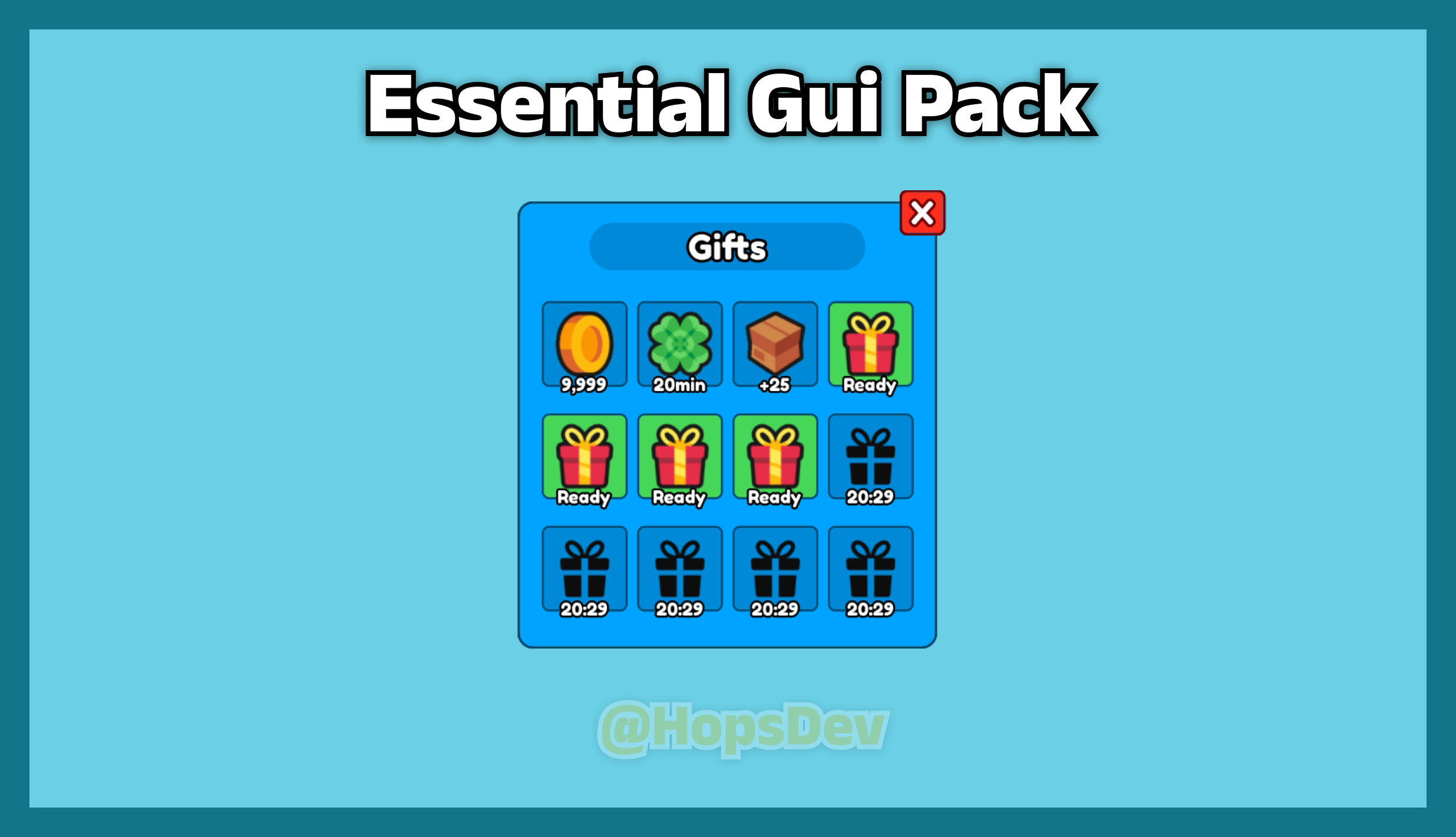 Essential Gui Pack – Clearly Development