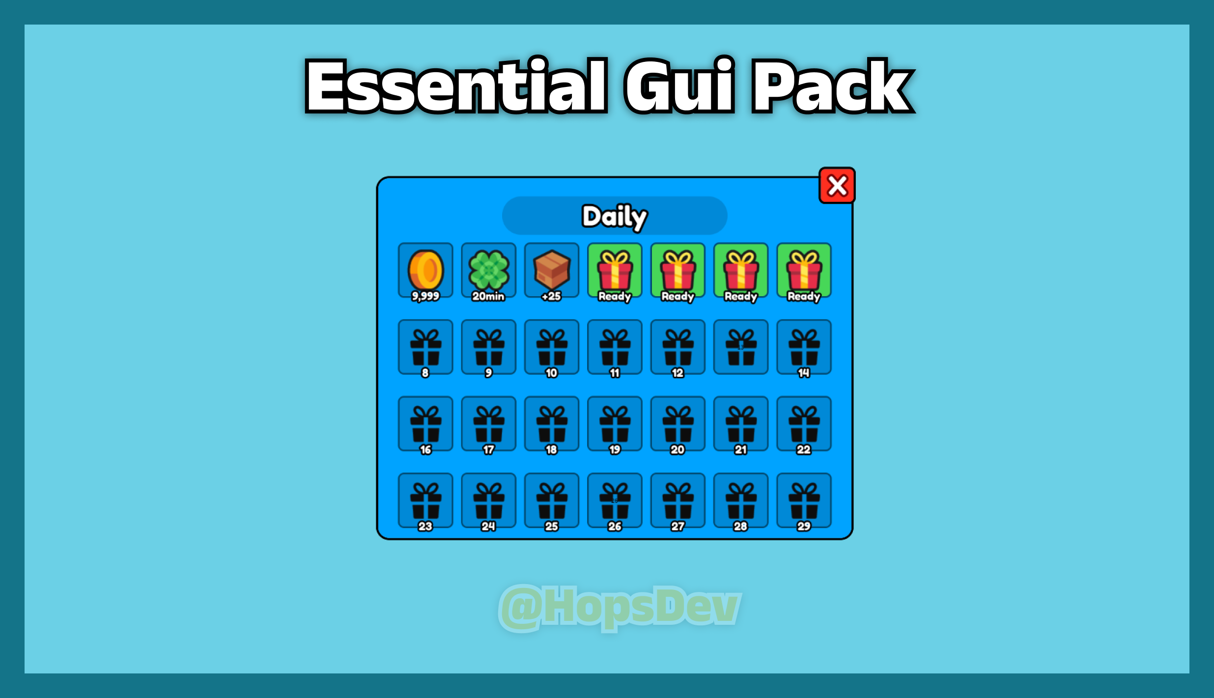 Essential Gui Pack – Clearly Development