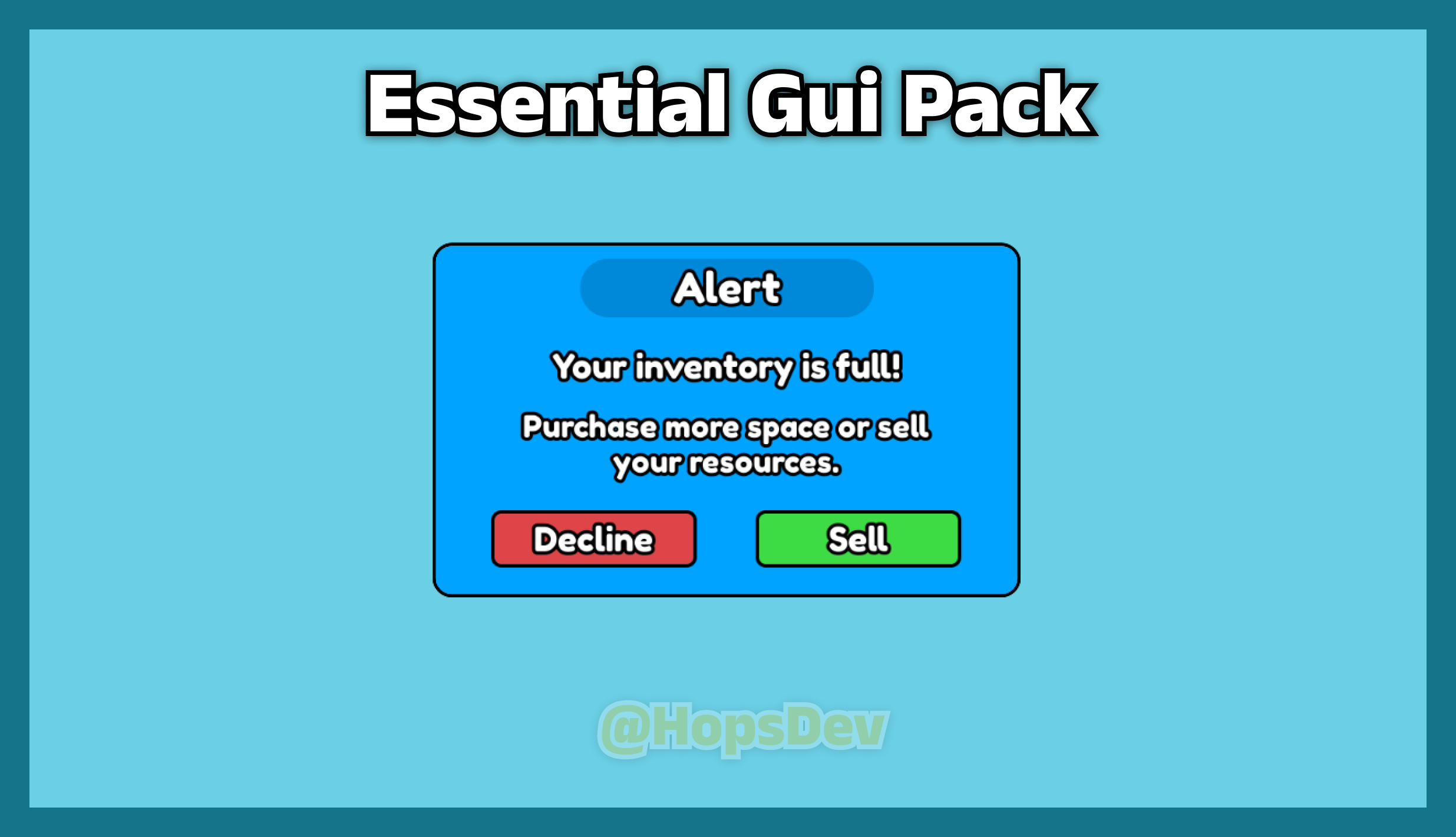 Essential Gui Pack – Clearly Development