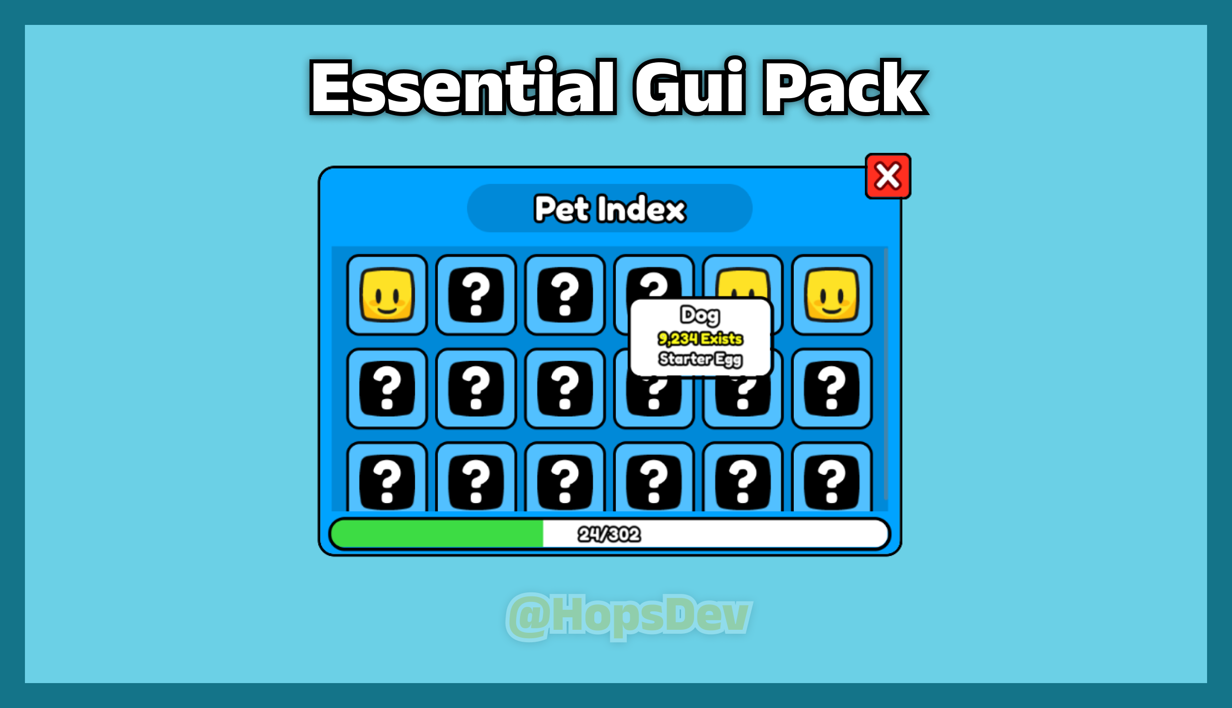 Essential Gui Pack – Clearly Development
