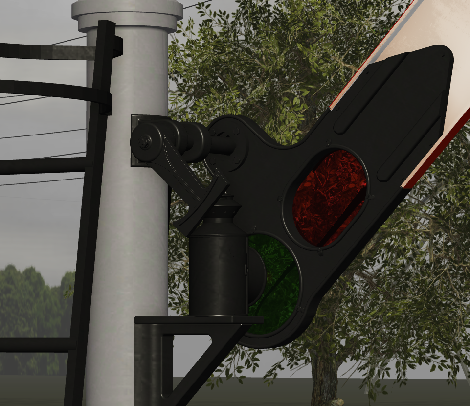 Upper Quadrant Signal | BR | Roblox Railways – Clearly Development