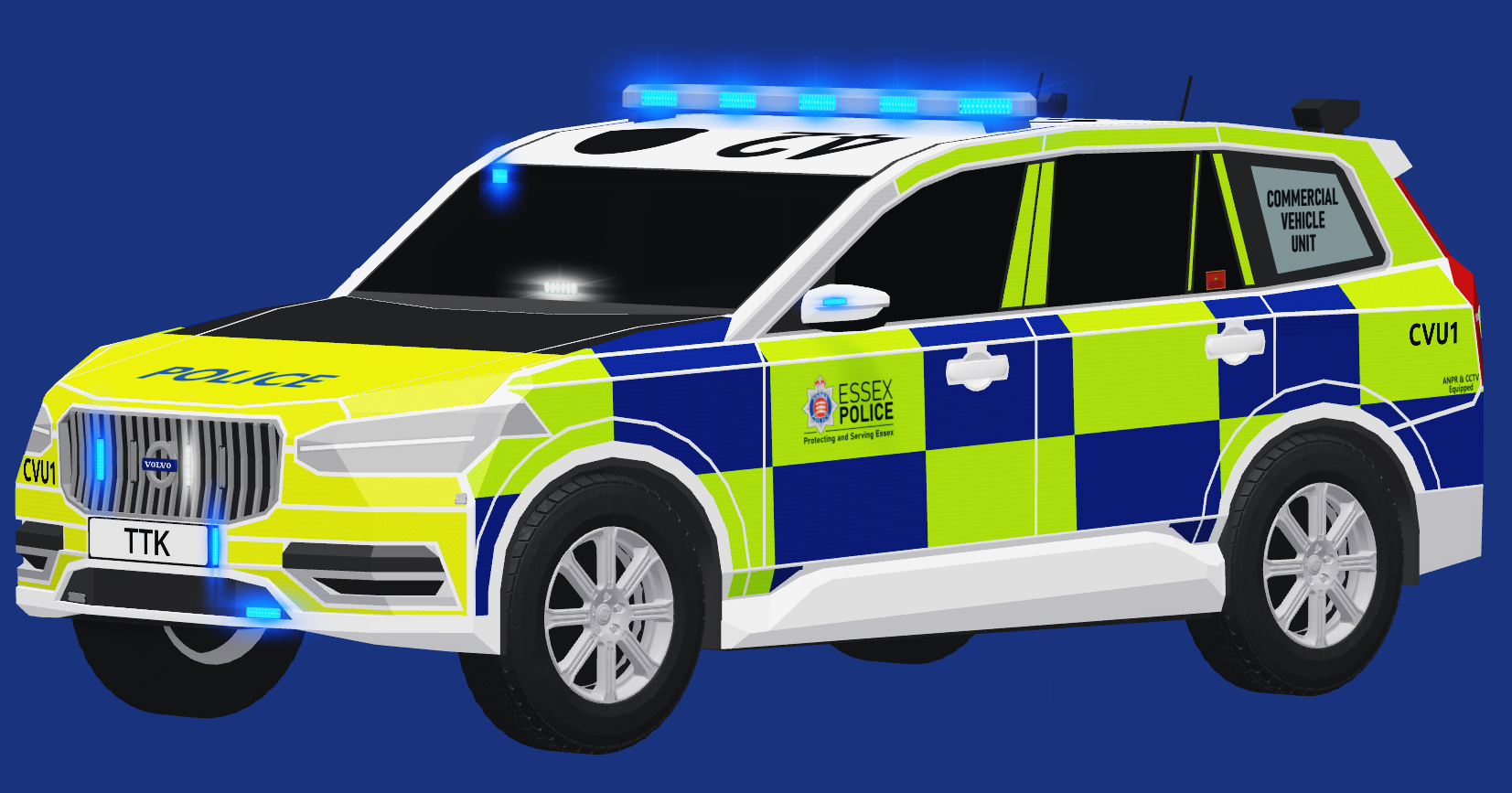 Essex Police – Commercial Vehicle Unit – Volvo XC90 Battenberg Livery ...