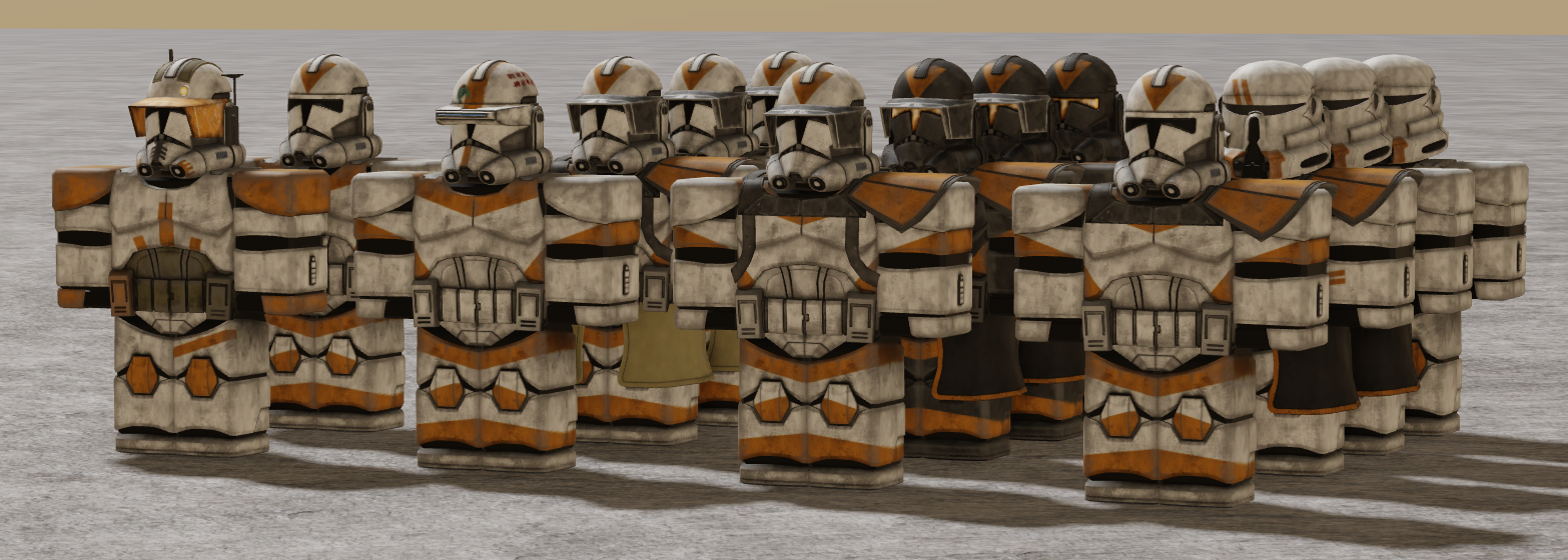 Clone Wars 212th Attack Battalion Morphs Pack – Clearly Development