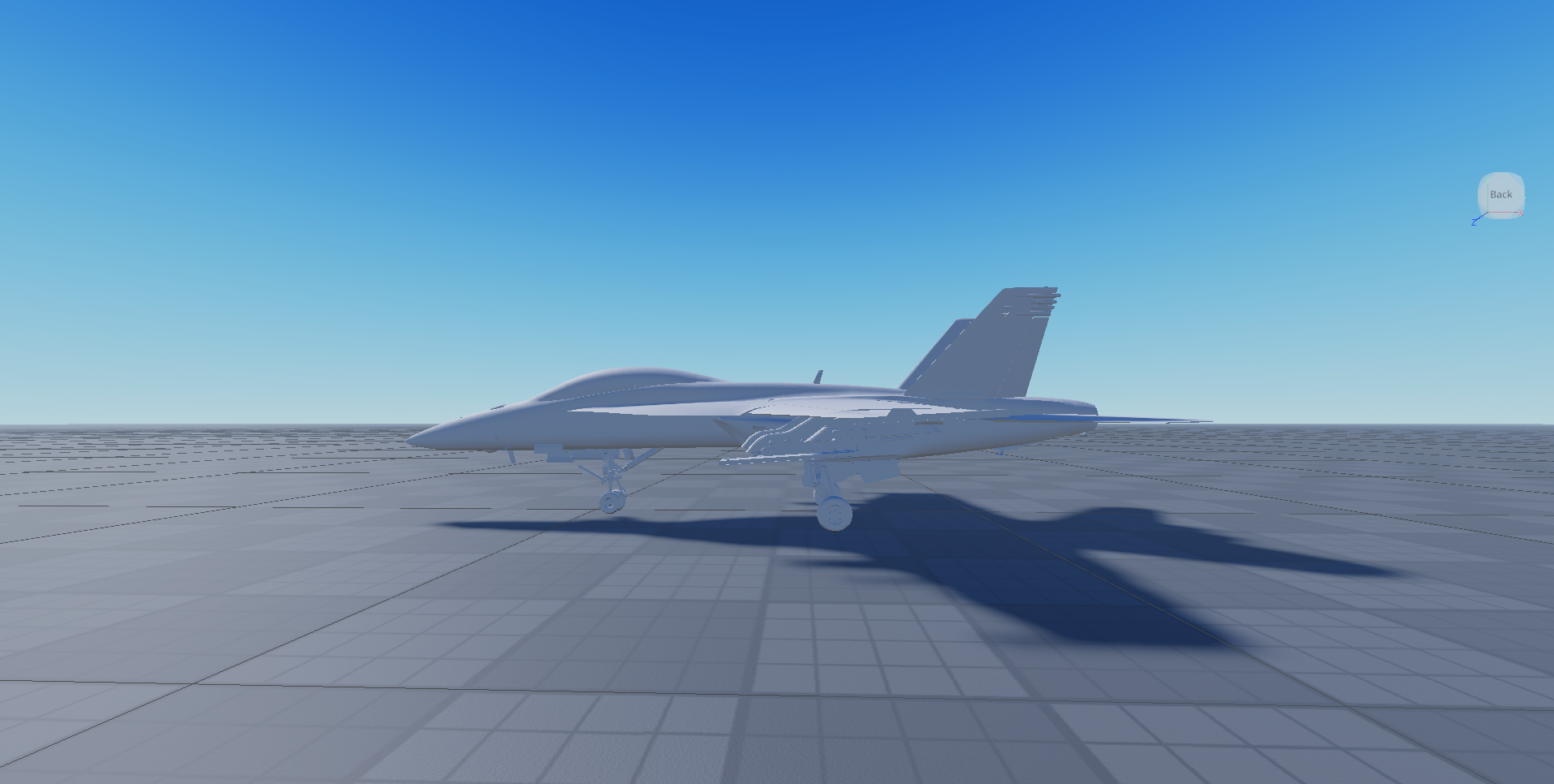 Realistic Military Fighter Jet Model – Clearly Development