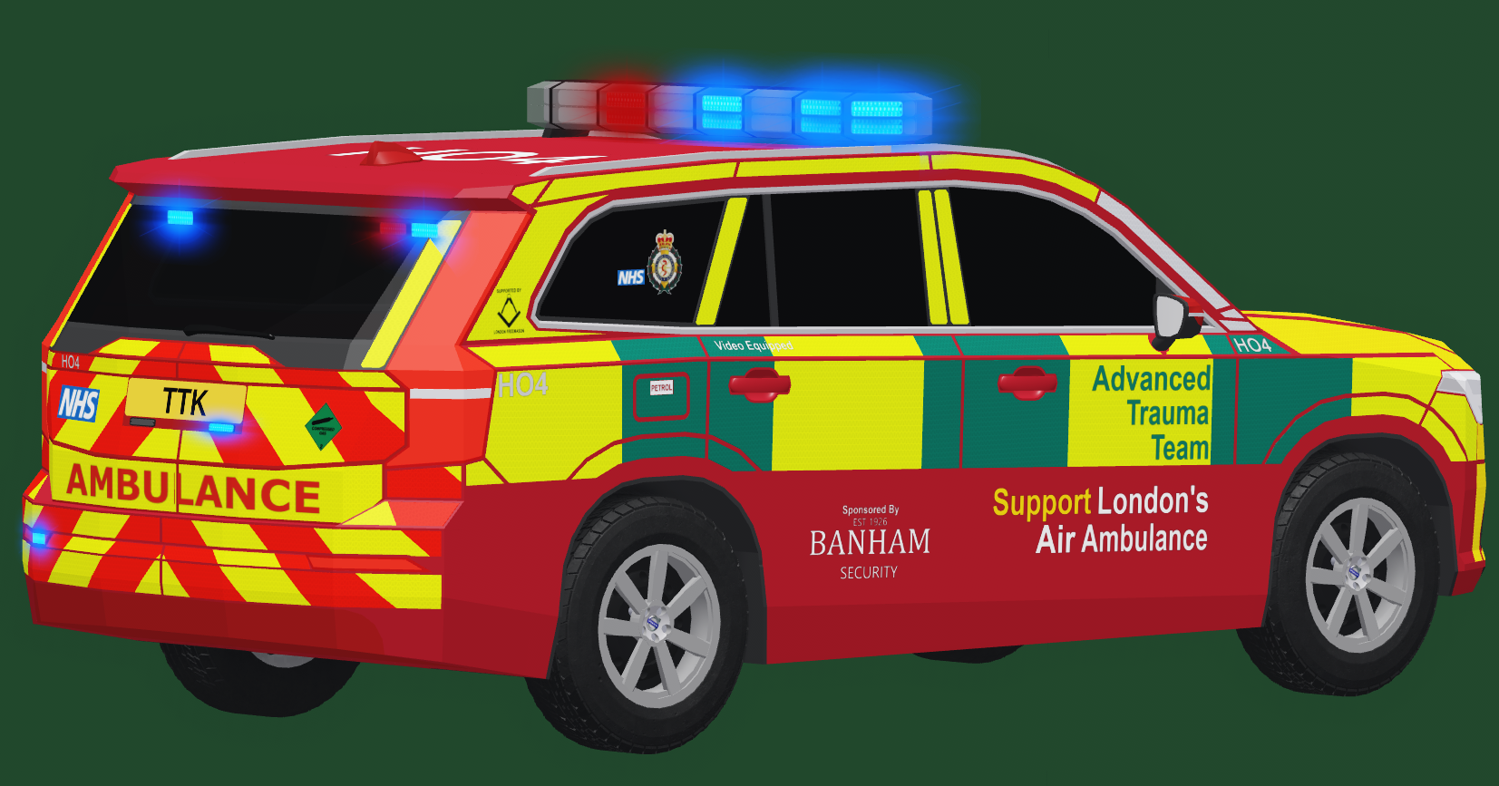 London Air Ambulance – Advanced Trauma Team – Volvo XC90 Battenberg ...