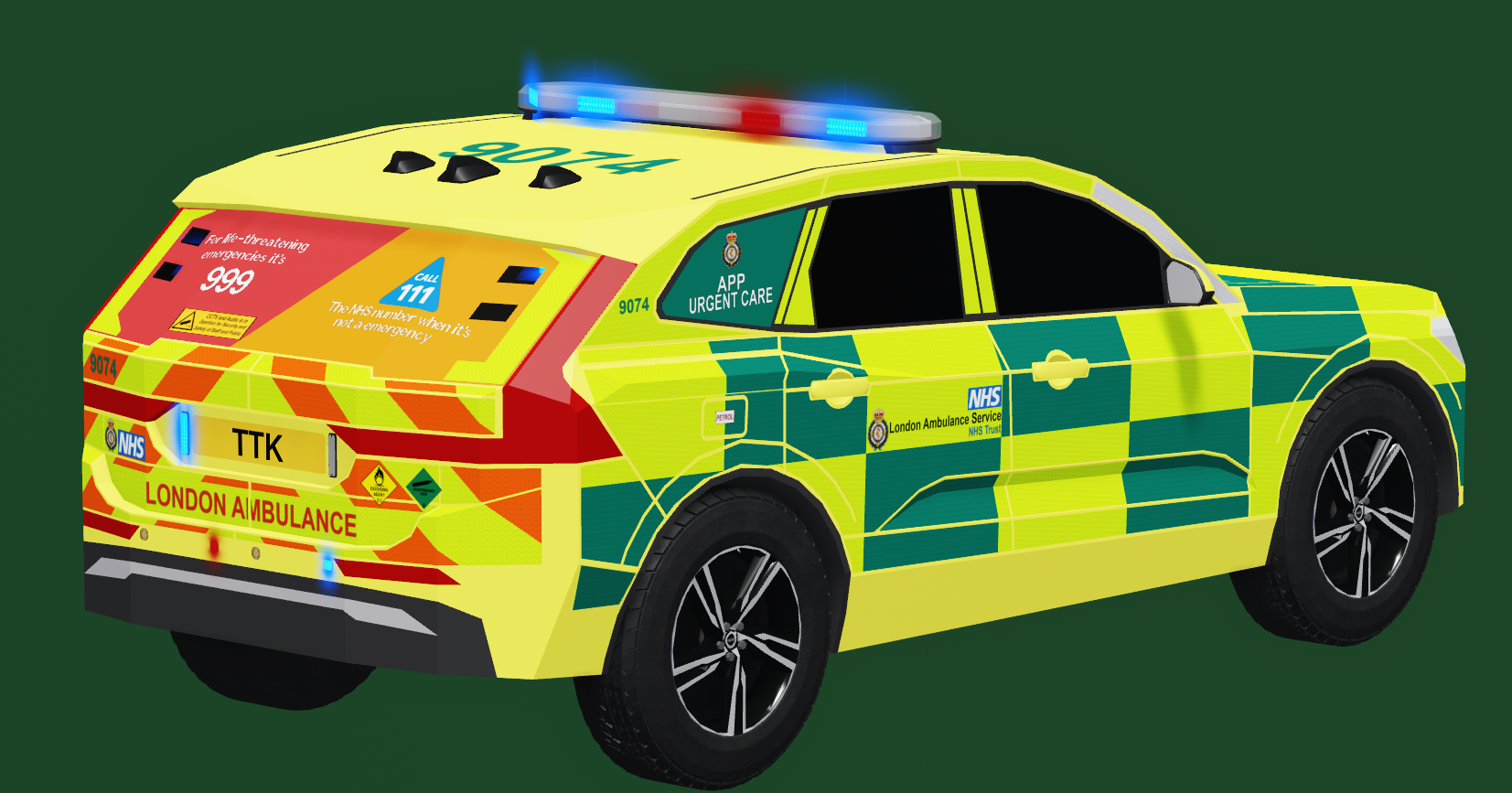 London Ambulance Service – APP Urgent Care – Volvo XC60 Battenberg ...
