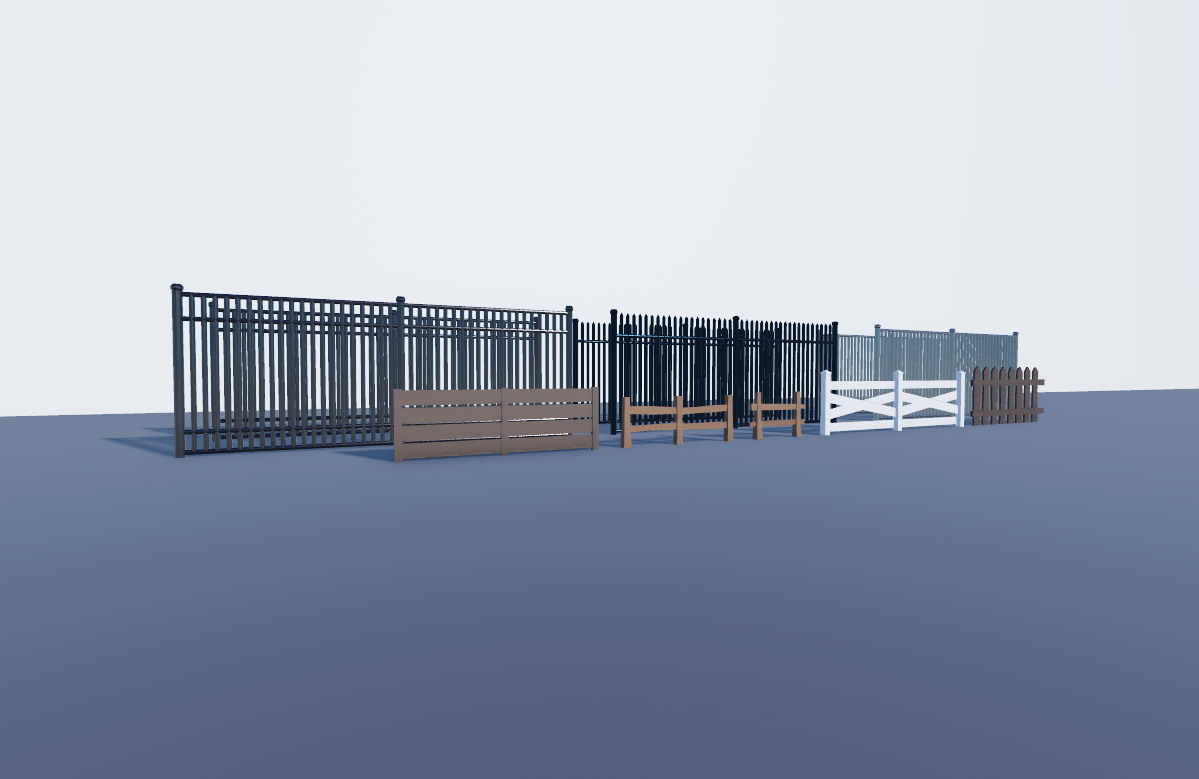 Fences Assets Pack – Clearly Development