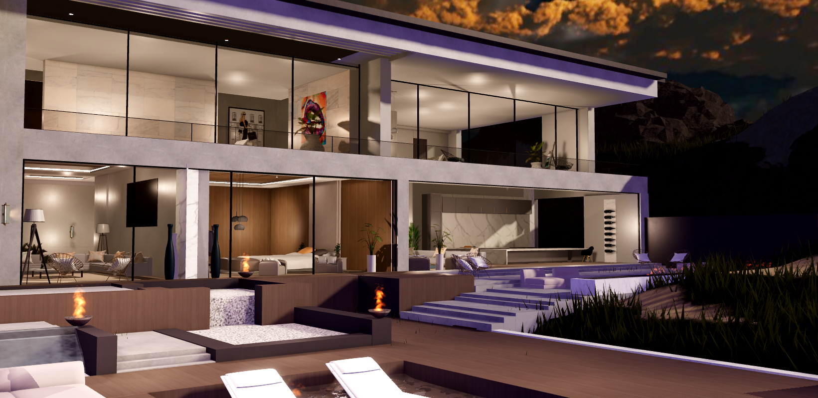 Sunset Paradise Villa, Mansion Roleplay Map – Clearly Development