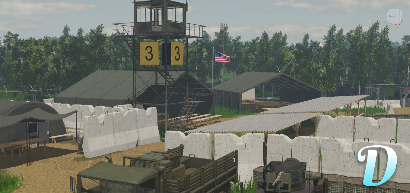 Infantry Army Training Base, Military Milsim Deployment Map – Clearly ...