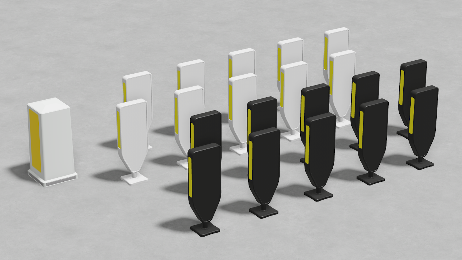 Traffic Bollards Pack 1 – Clearly Development