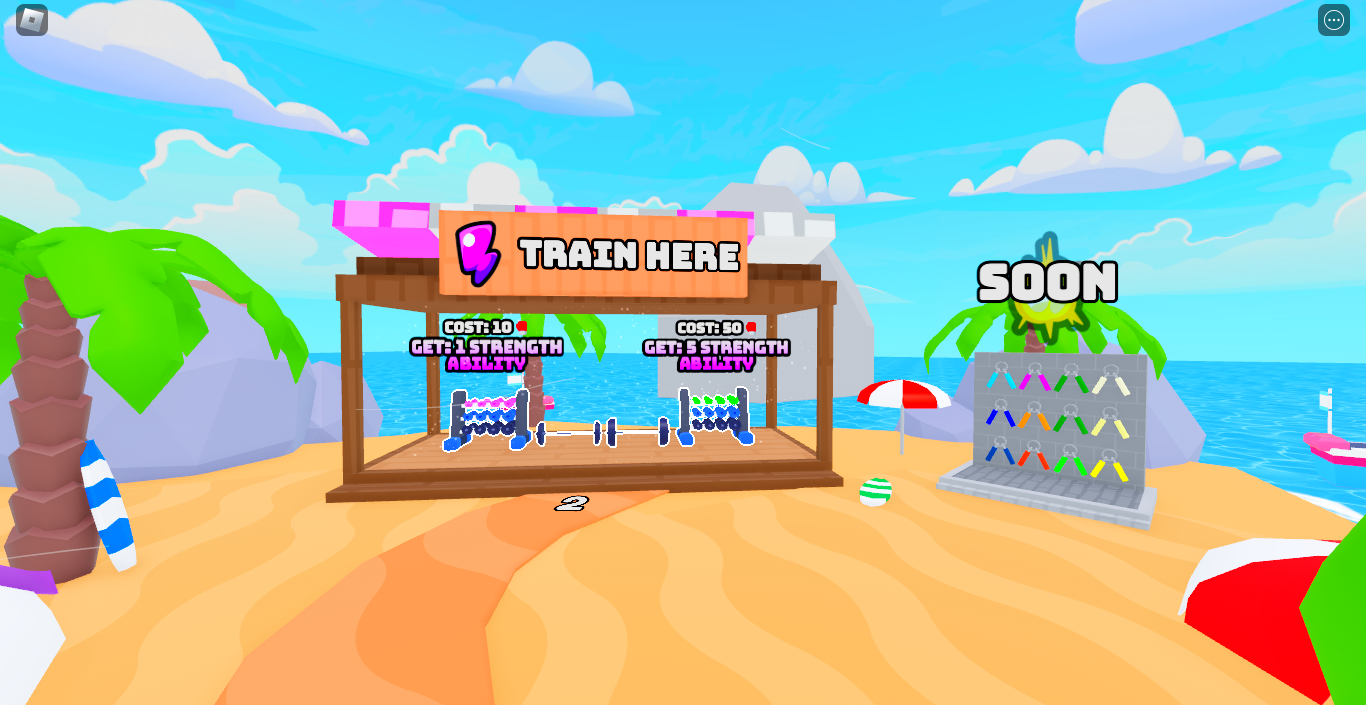 Muscle Training Simulator ROBLOX FRONT PAGE GAME – Clearly Development