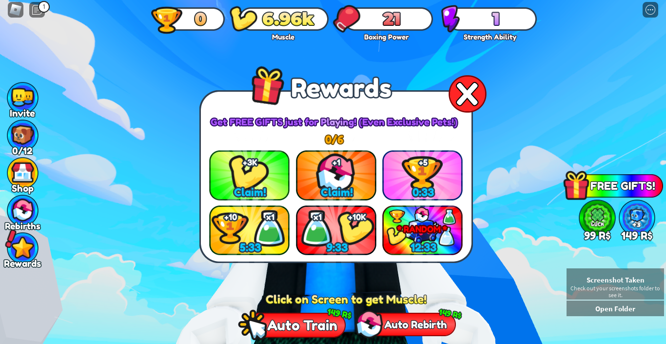 Muscle Training Simulator ROBLOX FRONT PAGE GAME – Clearly Development