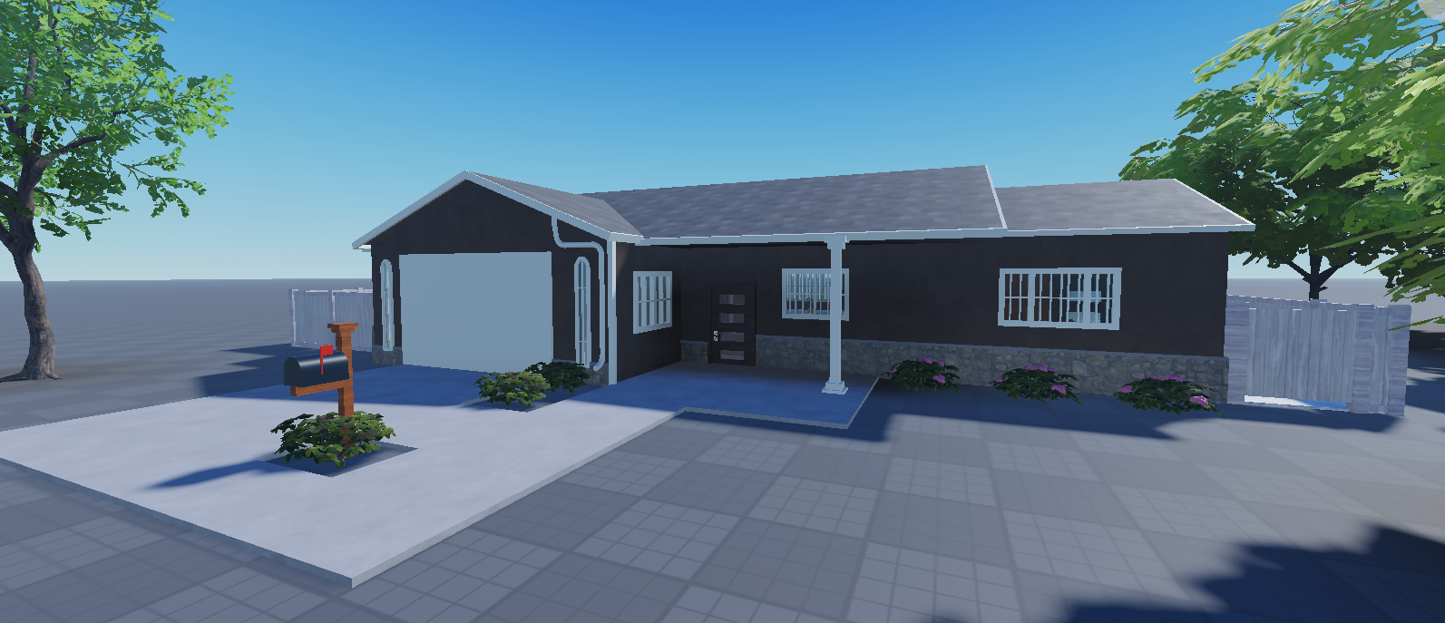 Modern Suburban House – Roblox Build – Clearly Development