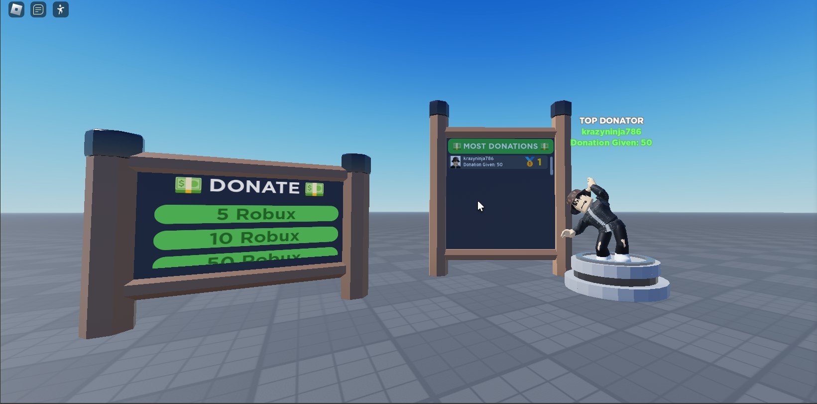 Donation Board – Live donation with top ranking – Clearly Development