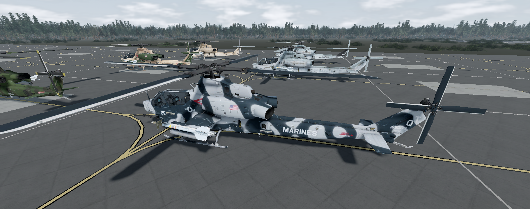 [USA] Bell AH-1Z USMC (Snow Camo) – Clearly Development