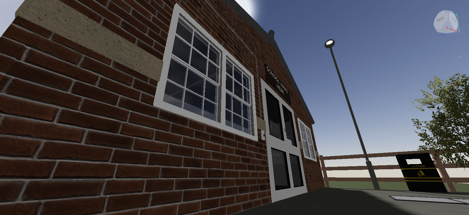 Small ro-school Starter Campus – Exterior ONLY – Clearly Development