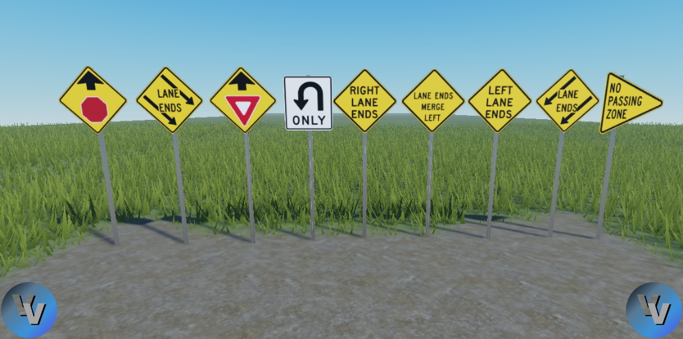 Road Sign Pack 2 Clearly Development