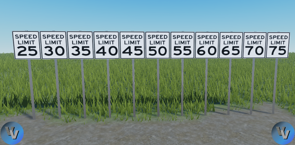 Road Sign Pack 3 – Clearly Development