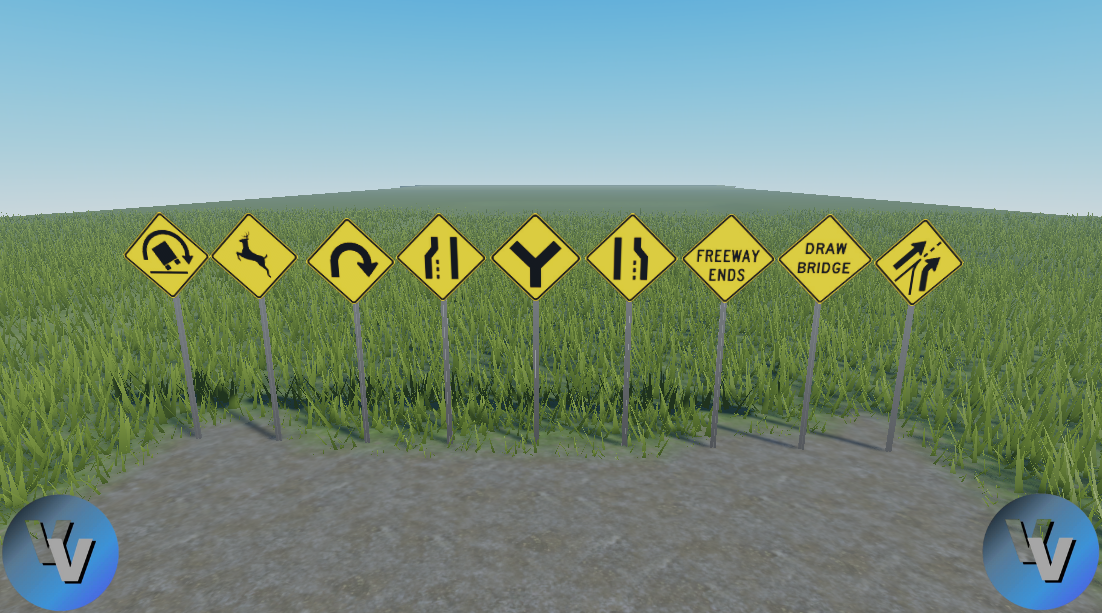 Road Sign Pack 6 – Clearly Development