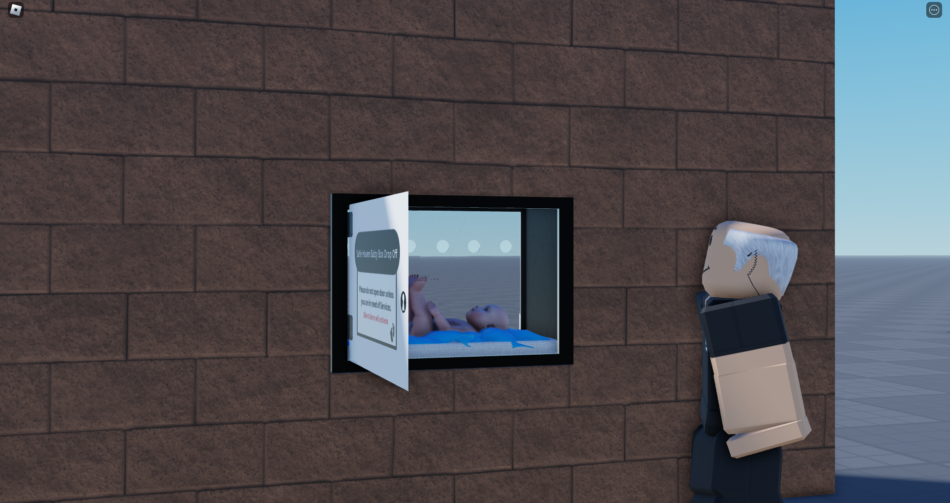 SCRIPTED – Baby Drop-Off Box, Safe Haven – Clearly Development