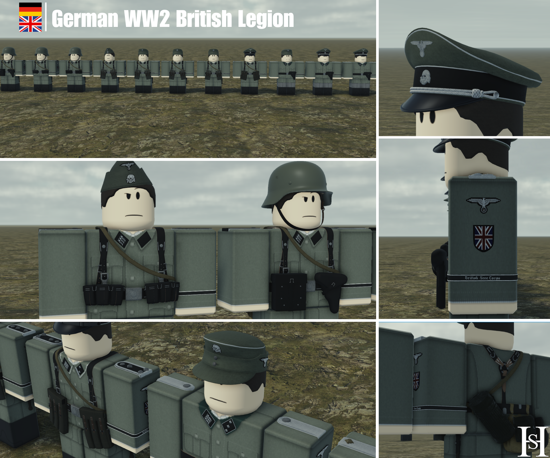 German WW2 British Legion Uniform Set – Clearly Development