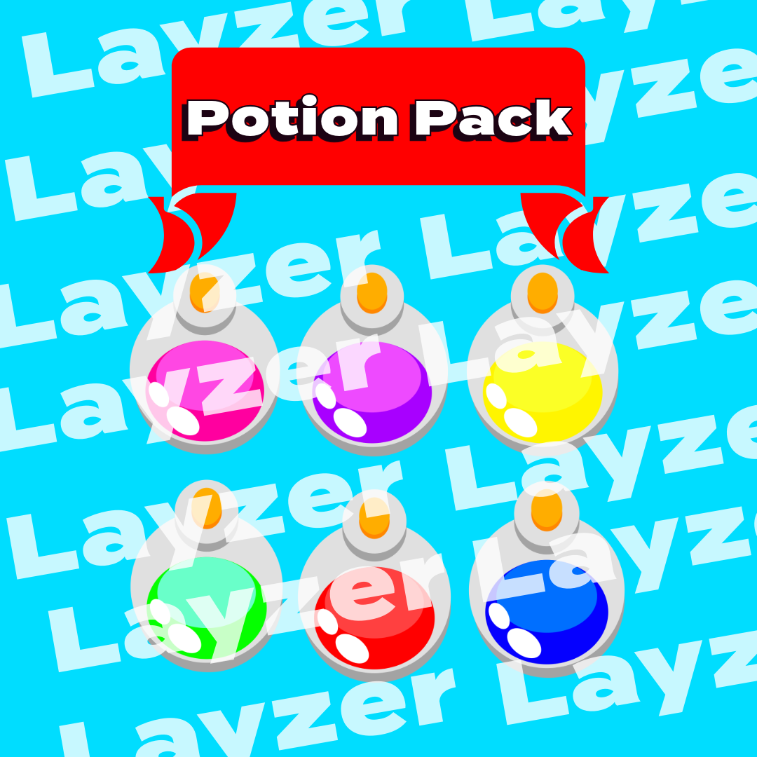 Low poly potion pack UI – Clearly Development