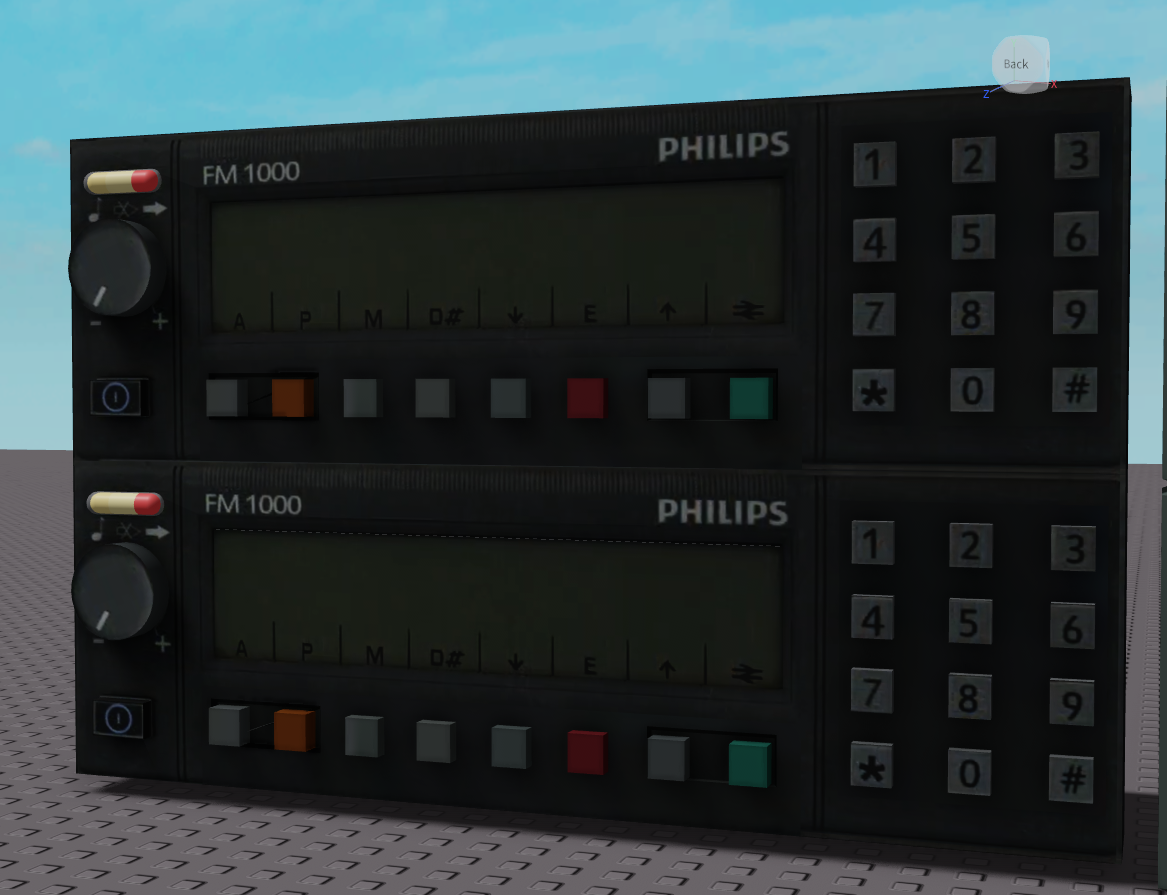 Philips/Unipart Rail Radio “NRN” FM1000 Cab Secure Radio – Clearly ...