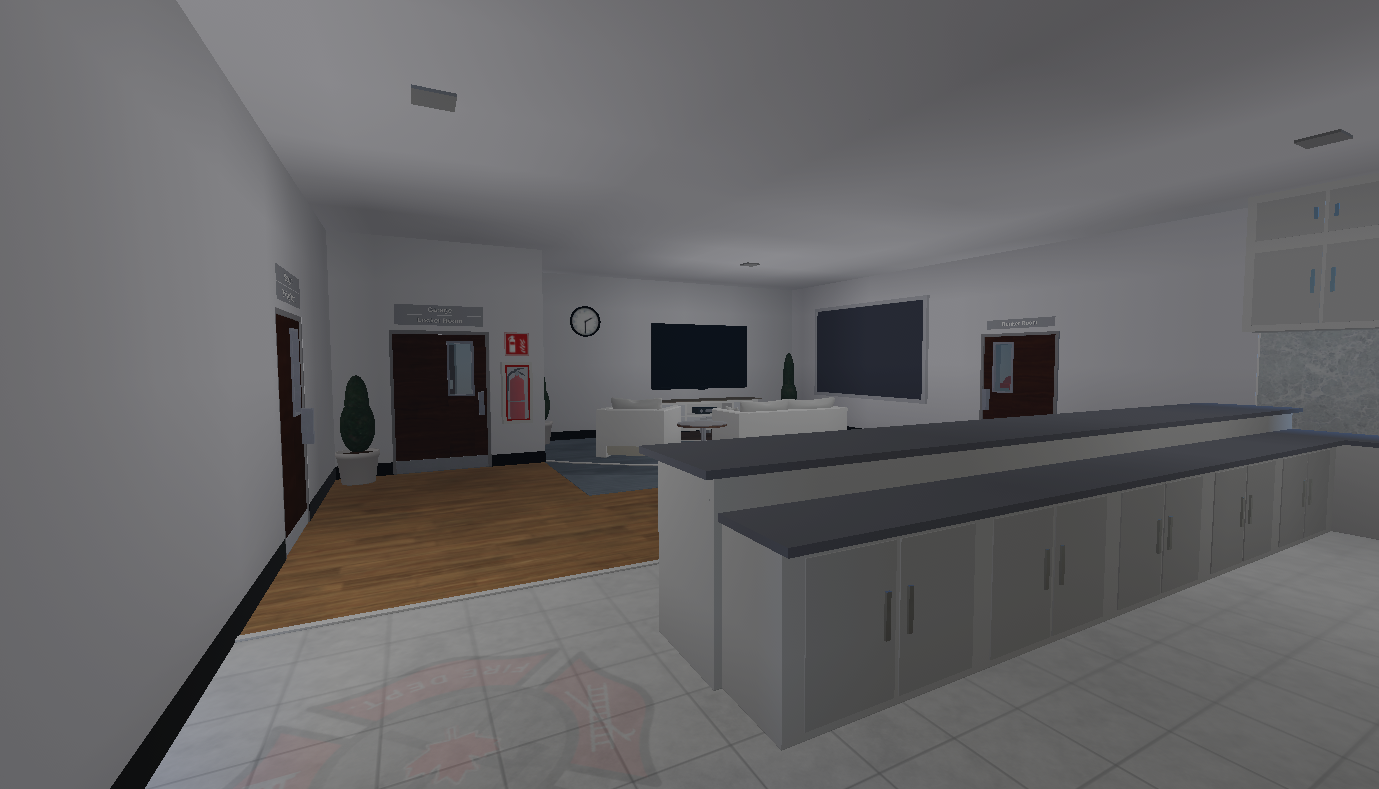 Fire Department Roblox Asset – Detailed Modern Station Building ...