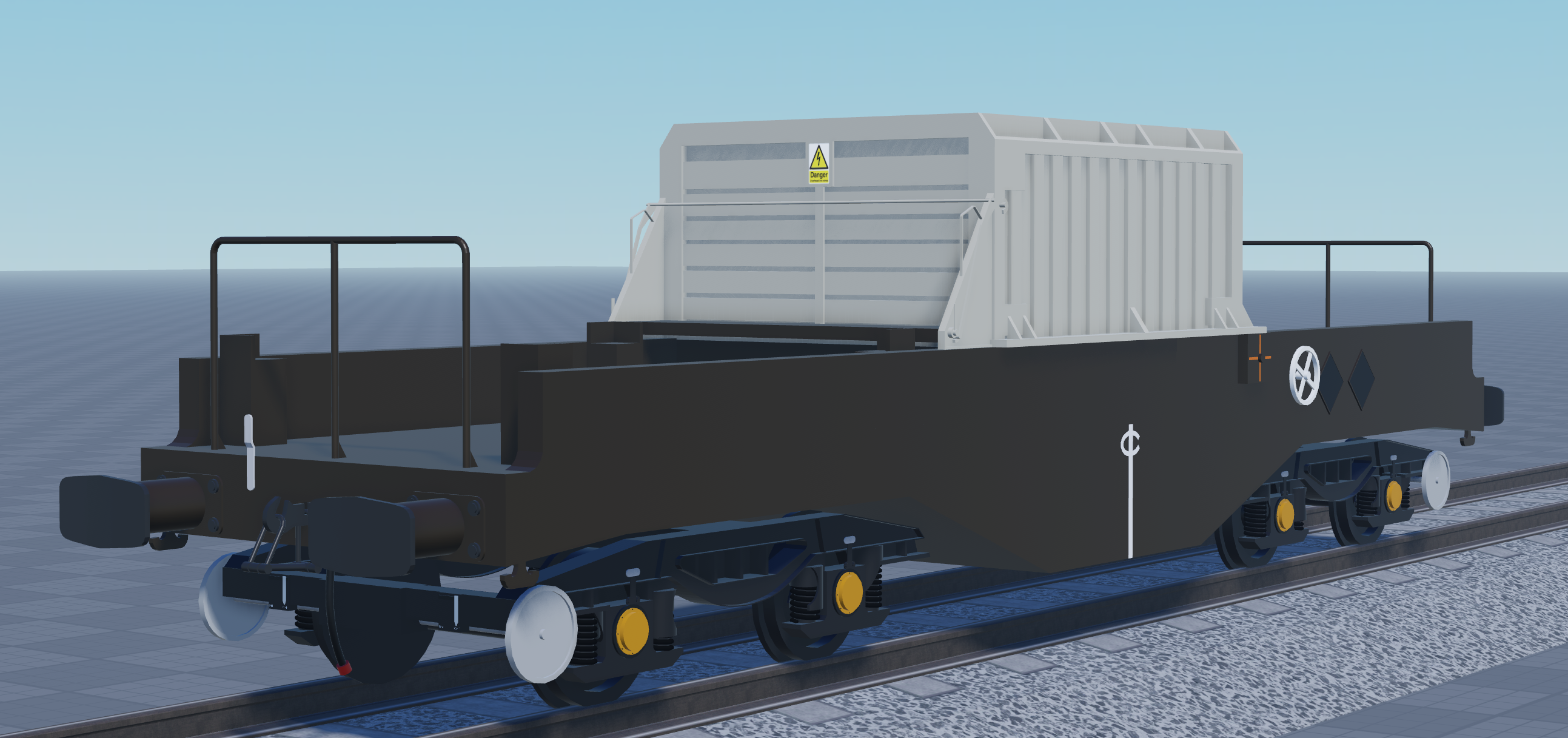 British Railway FNA Nuclear Flask Wagon – Clearly Development