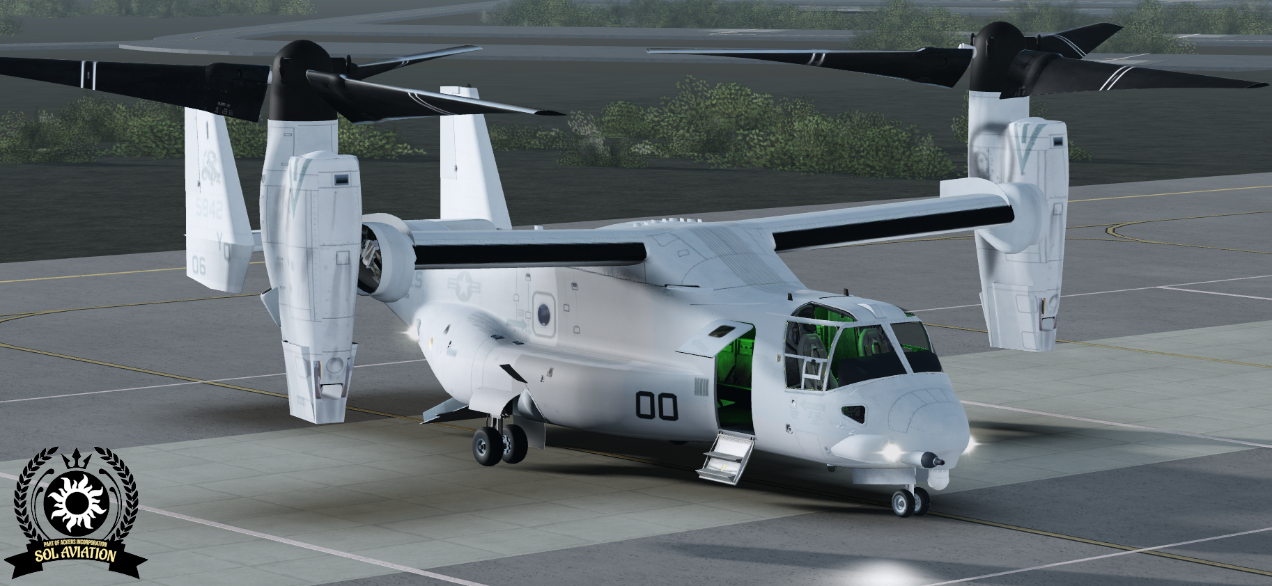 [USA] Bell Boeing MV-22B (USMC) V1 – Clearly Development