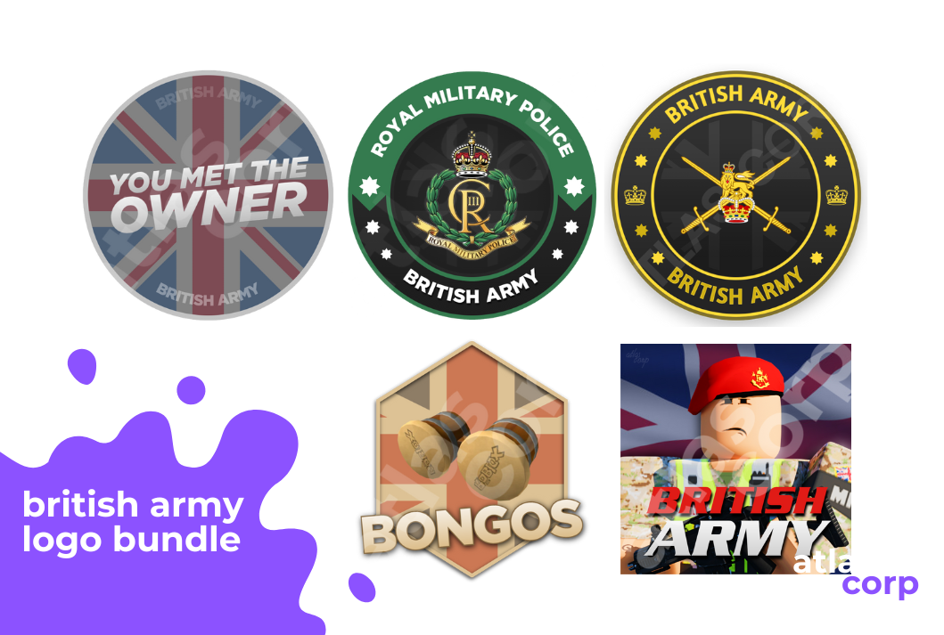 British Army Logo Bundle by Atlas Corporation – Clearly Development