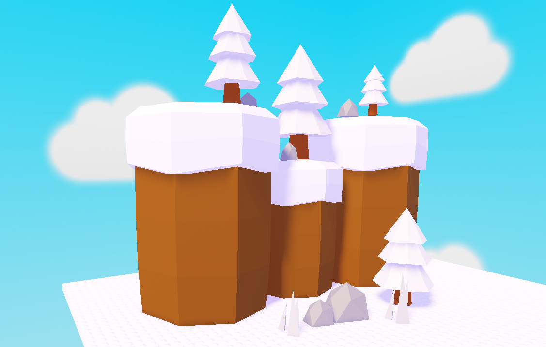 Basic Winter Low Poly Roblox Studio Asset Pack – Clearly Development