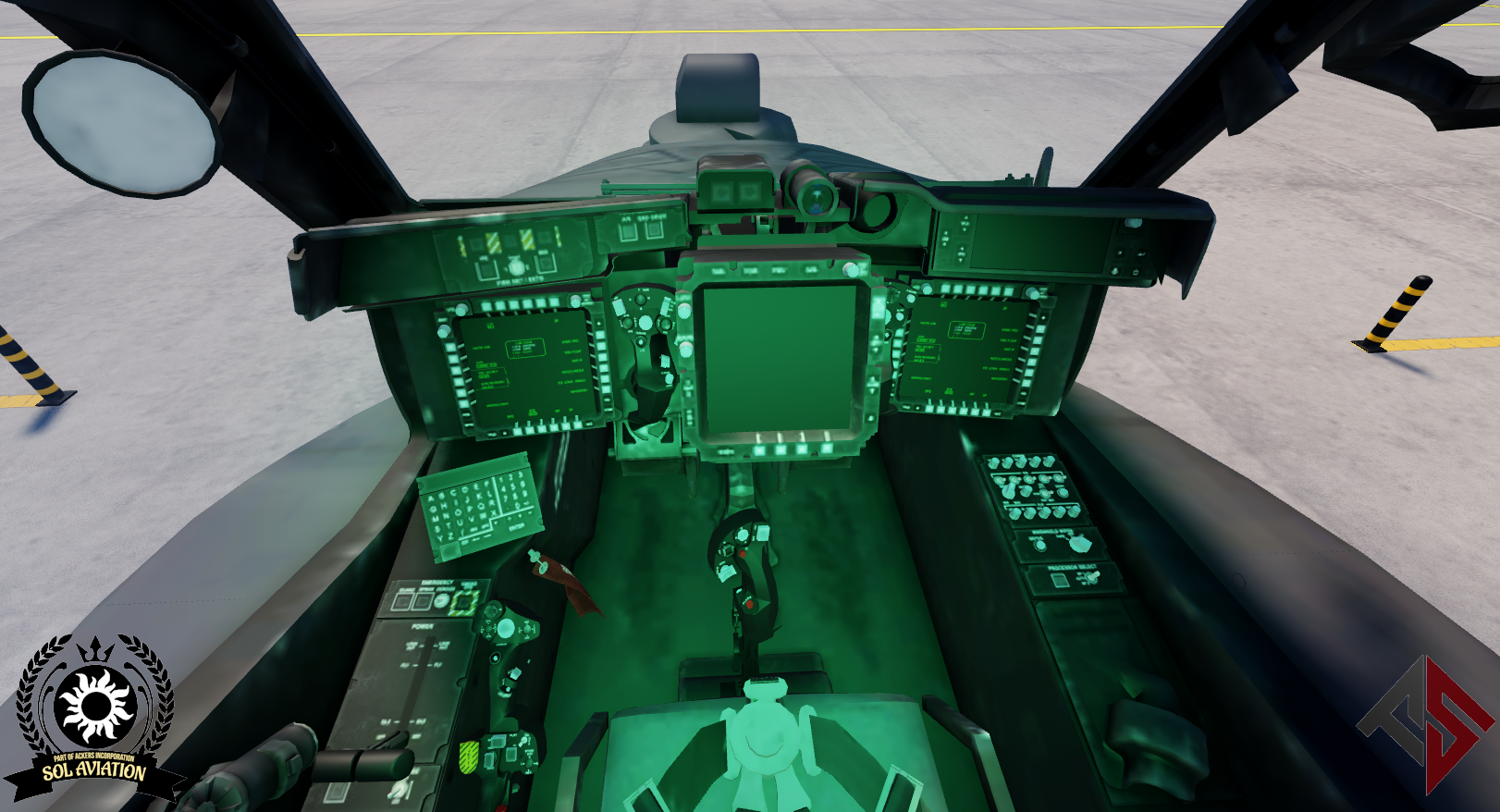 [USA] Boeing AH-64D Apache (Interactive) V1 – Clearly Development