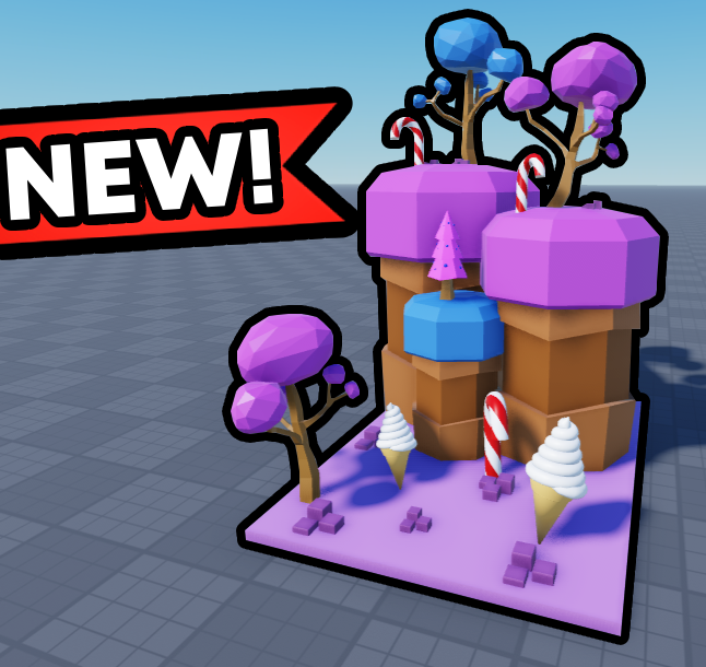 Low-Poly Candy Asset Pack For Roblox – Clearly Development