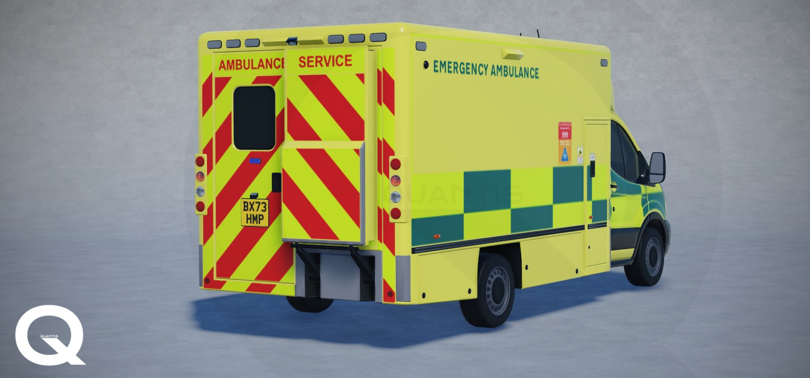 UK Ambulance Marked Ford Transit Box Ambulance – Clearly Development