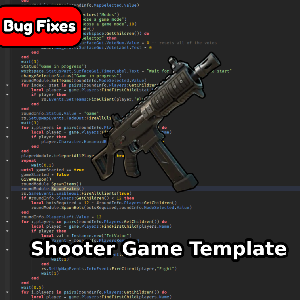 Roblox Shooter Game Template – Clearly Development
