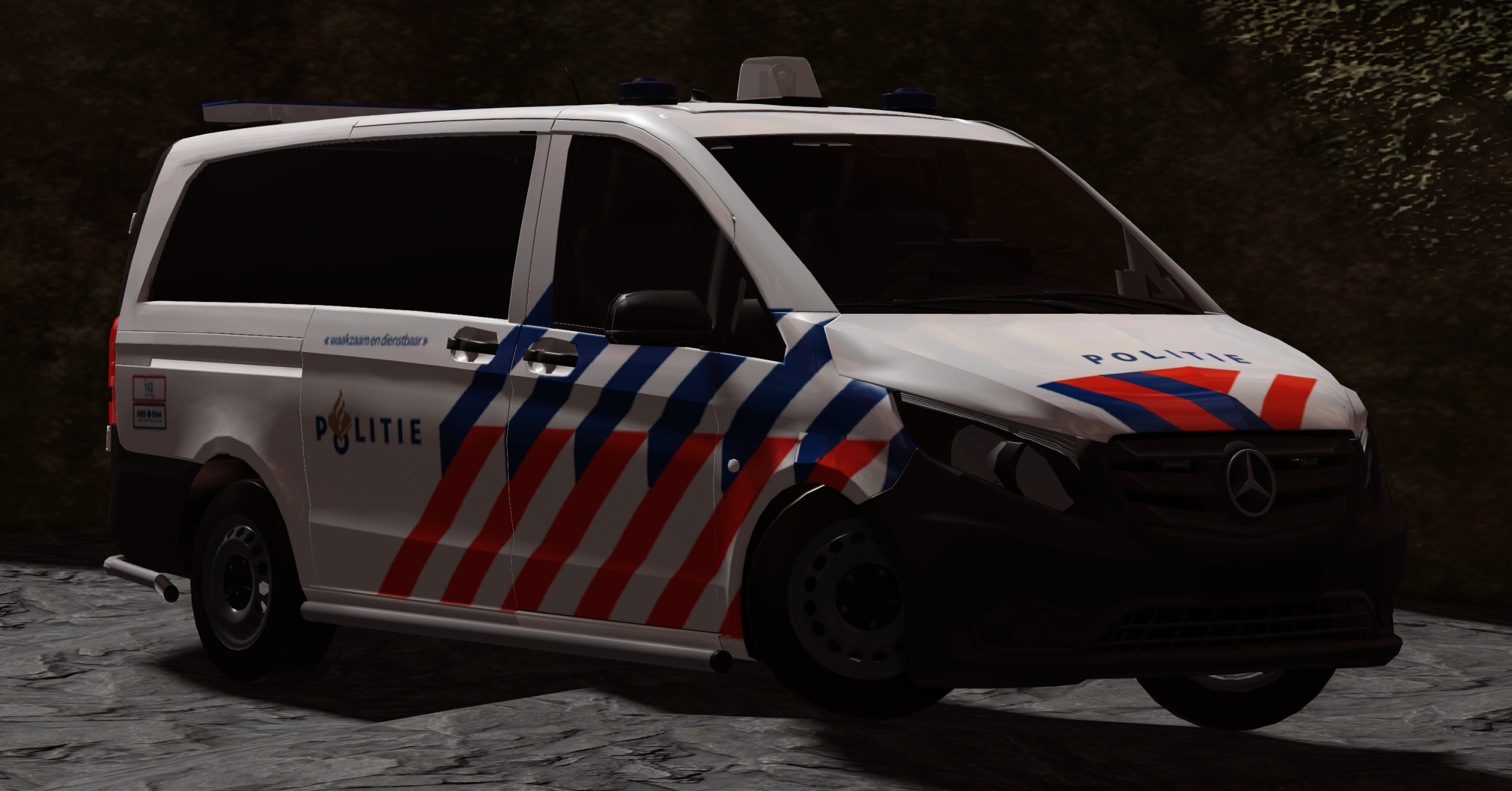 Politie Mercedes Vito BZK | Police Mercedes Vito BZK – Clearly Development
