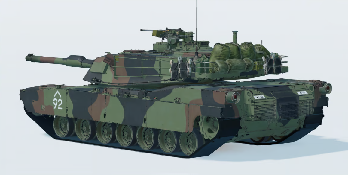 M1A1 Abrams Green Camo Tank – Clearly Development