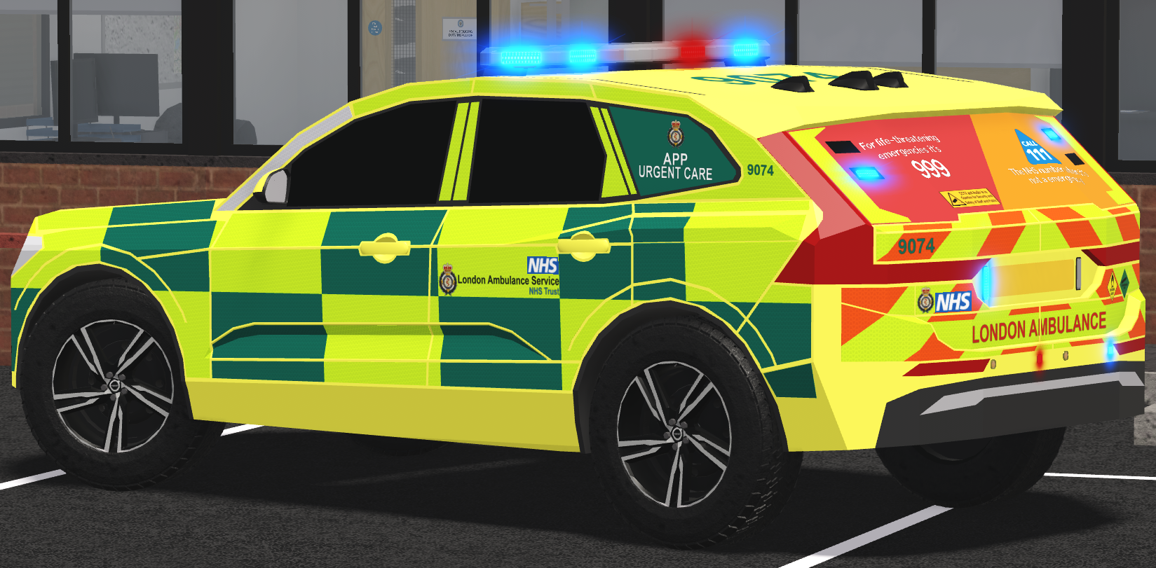 London Ambulance Service – APP Urgent Care – Volvo XC60 Battenberg ...