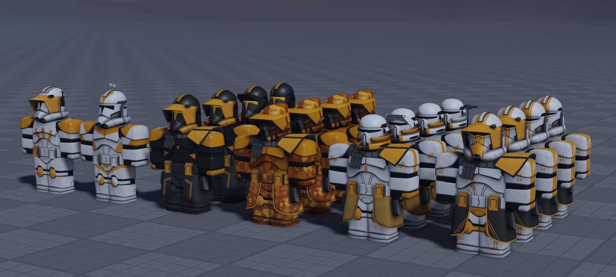 Clone Wars 212th Attack Battalion Morphs Bundle – Clearly Development