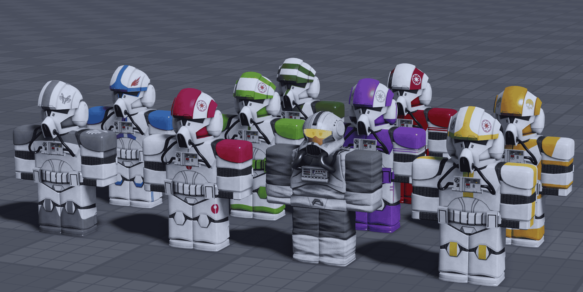 Clone Wars Clone Pilot Morphs Bundle – Clearly Development