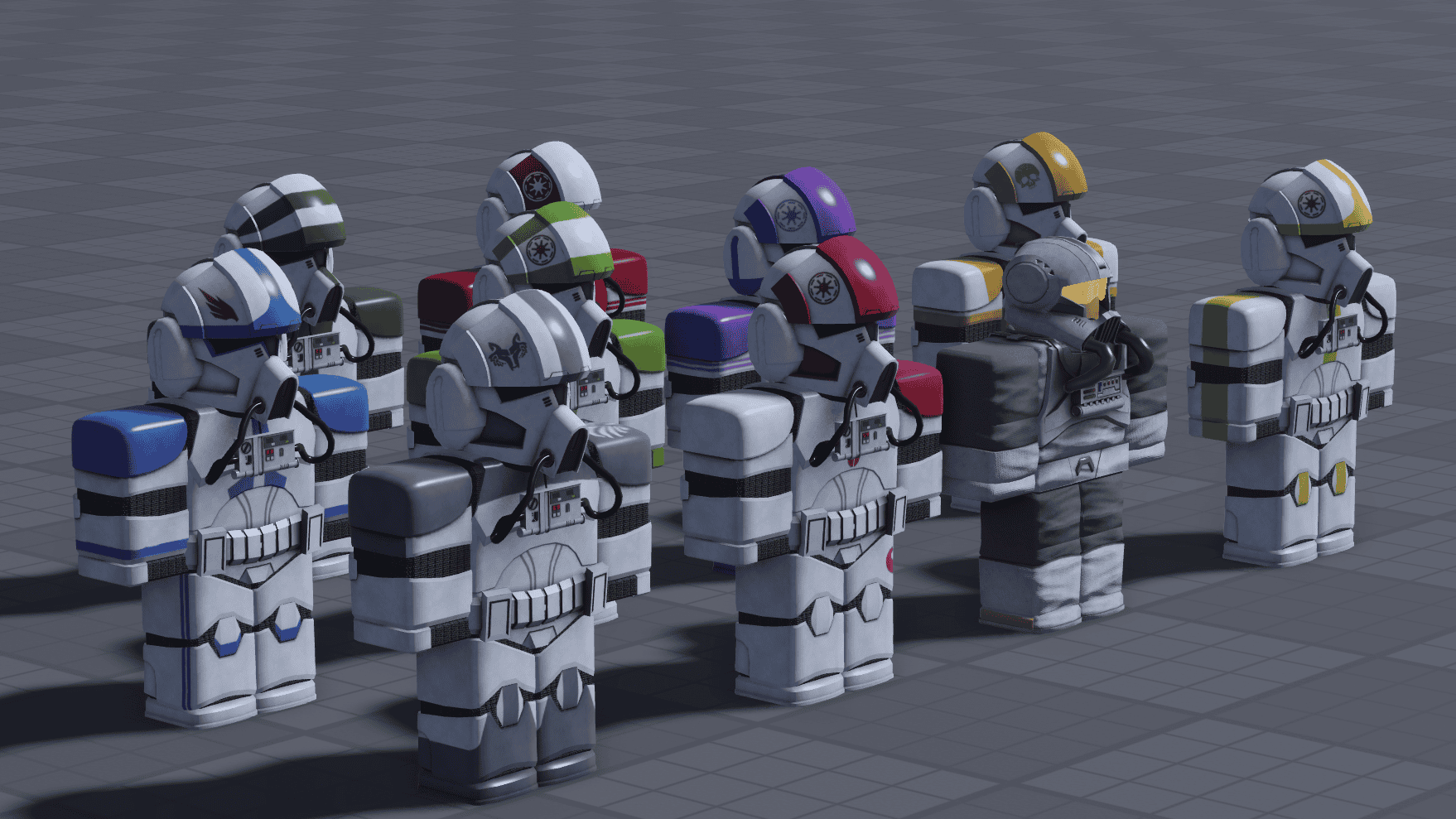 Clone Wars Clone Pilot Morphs Bundle – Clearly Development