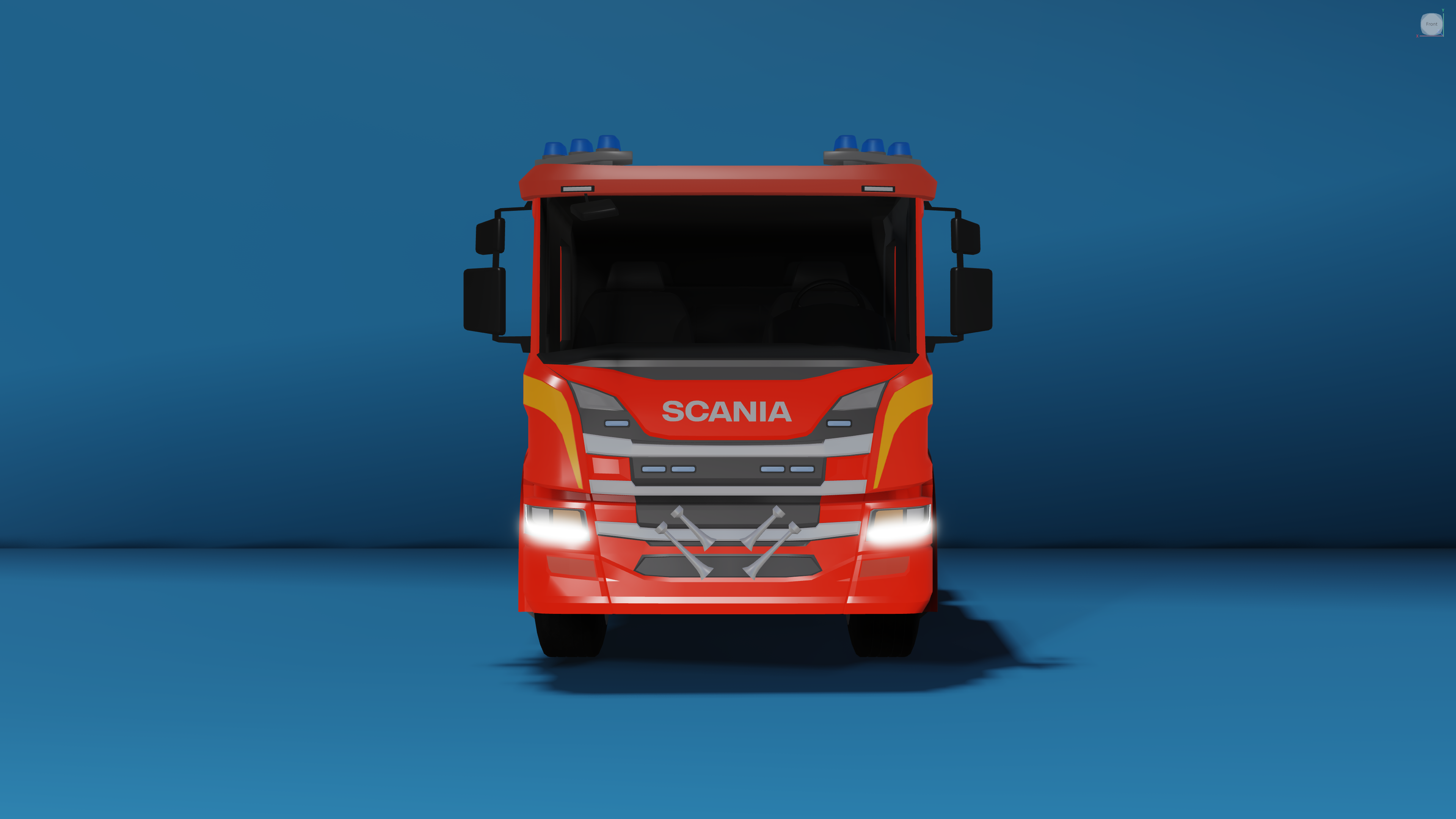 SCANIA P370 Stockholm Fire Brigade Fire Engine – Storstockholm Brandsforvar – Clearly Development
