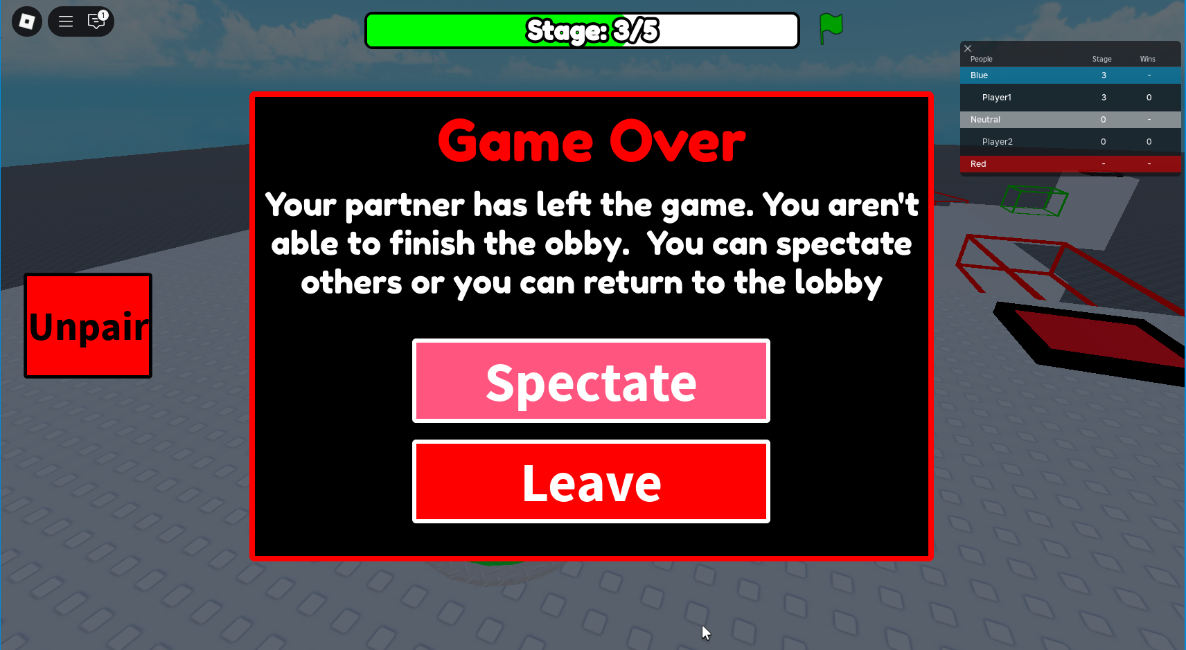 2 Player Obby Template – Clearly Development