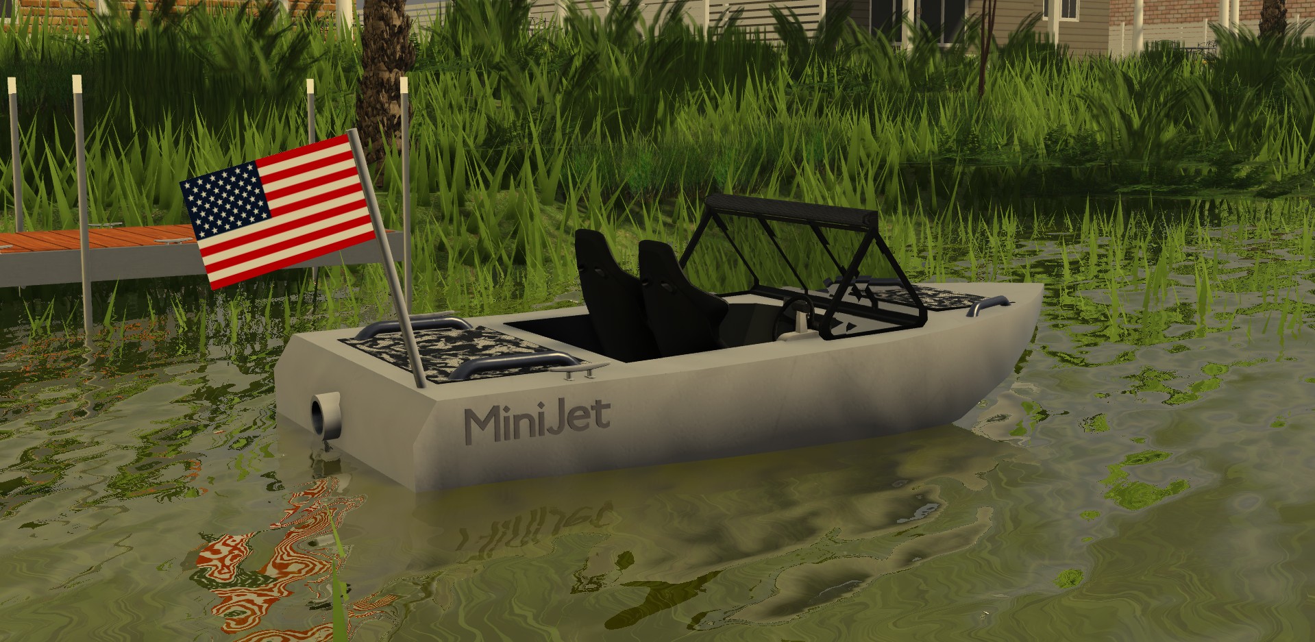 (NEW) Mini Jet Boat | Silver – Clearly Development