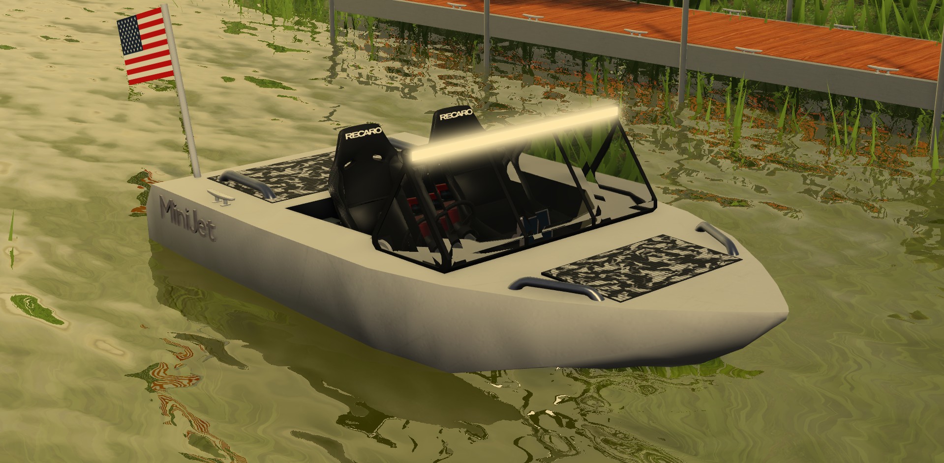 (NEW) Mini Jet Boat | Silver – Clearly Development