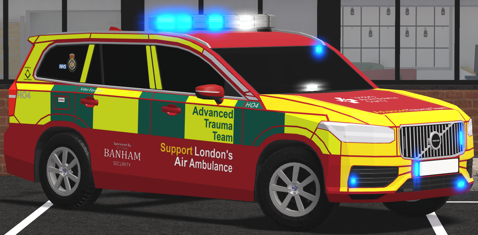 London Air Ambulance – Advanced Trauma Team – Volvo XC90 Battenberg ...