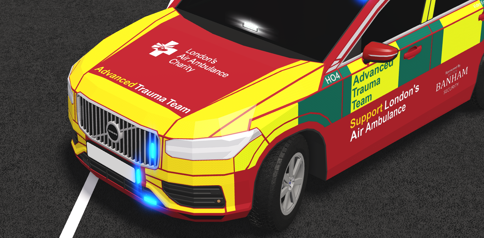 London Air Ambulance – Advanced Trauma Team – Volvo XC90 Battenberg ...