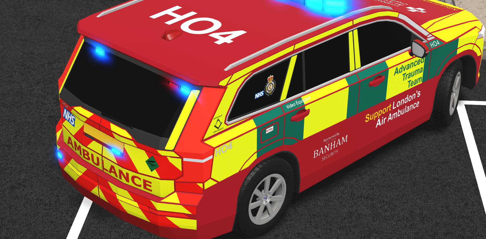London Air Ambulance – Advanced Trauma Team – Volvo XC90 Battenberg ...